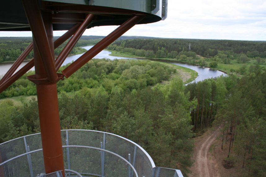 Merkine Observation Tower - Our homestead can be easily reached on foot ...
